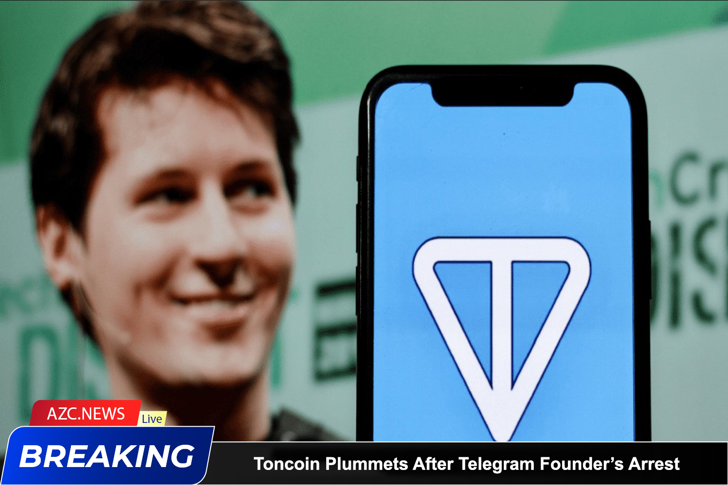 Toncoin Plummets After Telegram Founder’s Arrest - AZC.News
