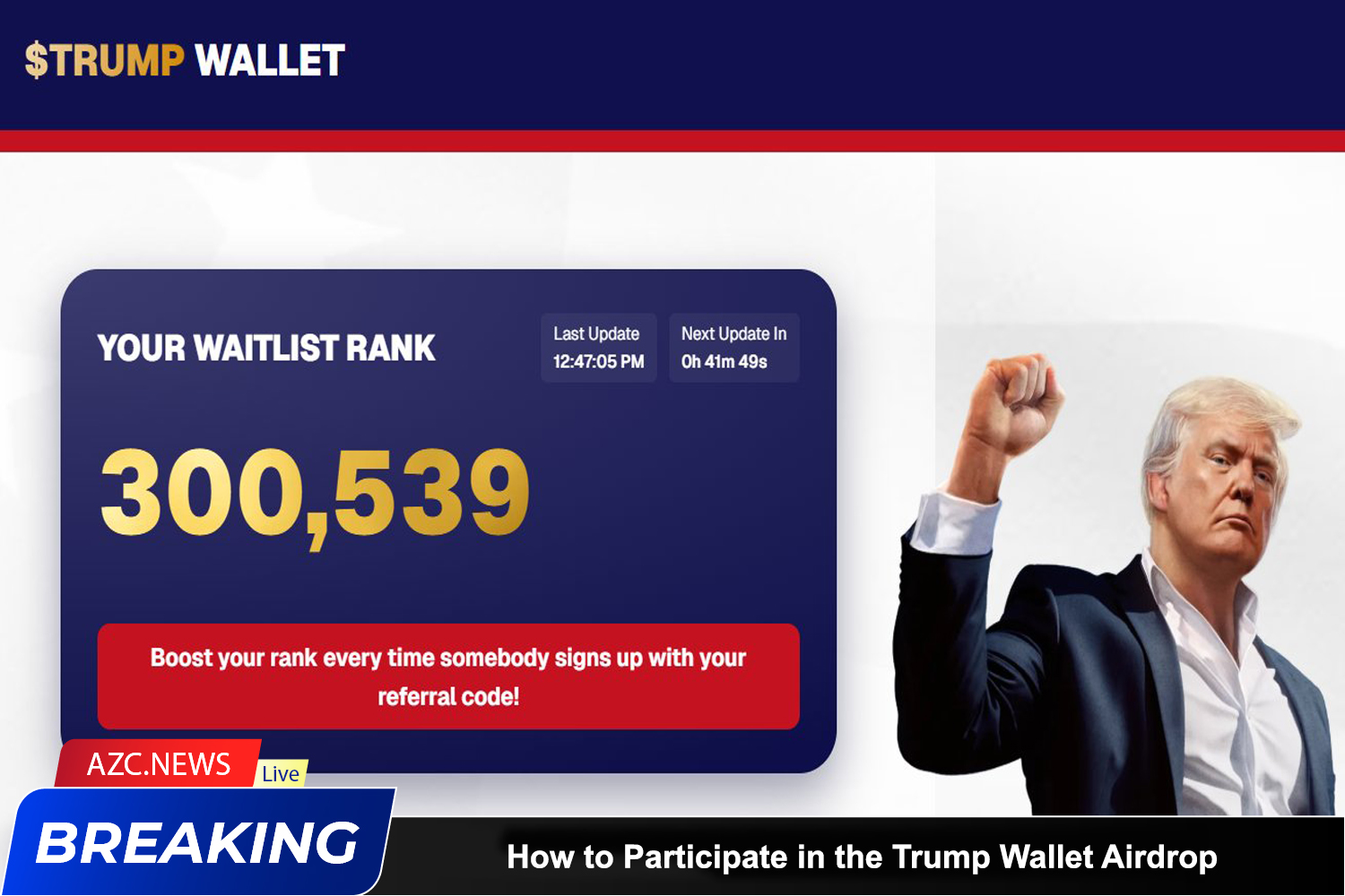 How to Participate in the Trump Wallet Airdrop